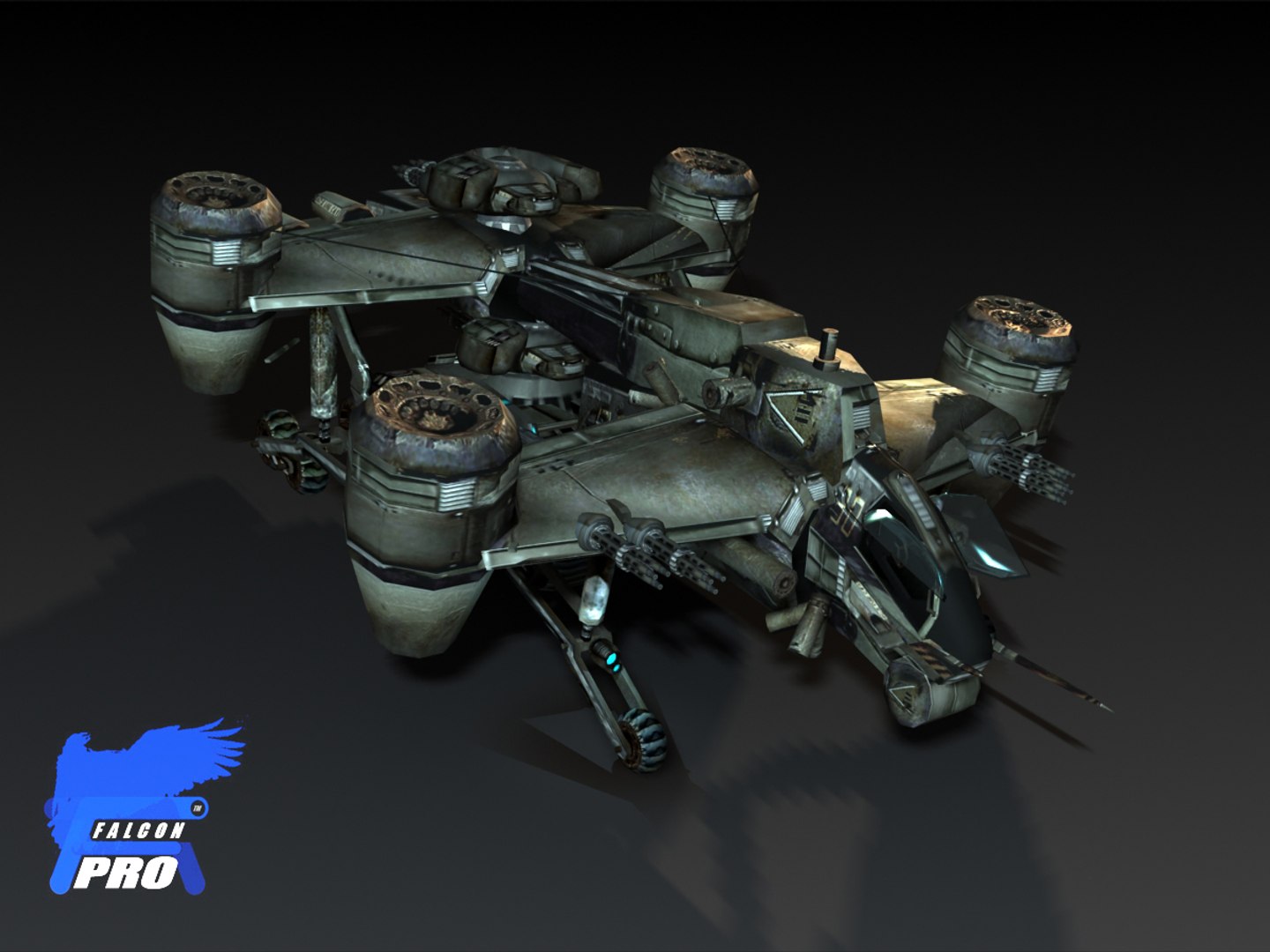 Gyro Assault Transport 2020 3d Model