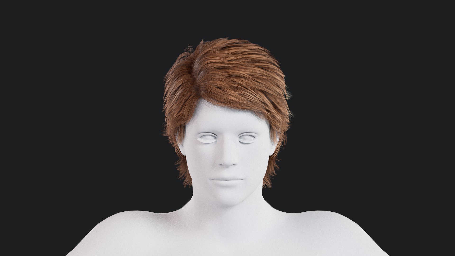 Realistic Male Hair 3D Model - TurboSquid 2425457