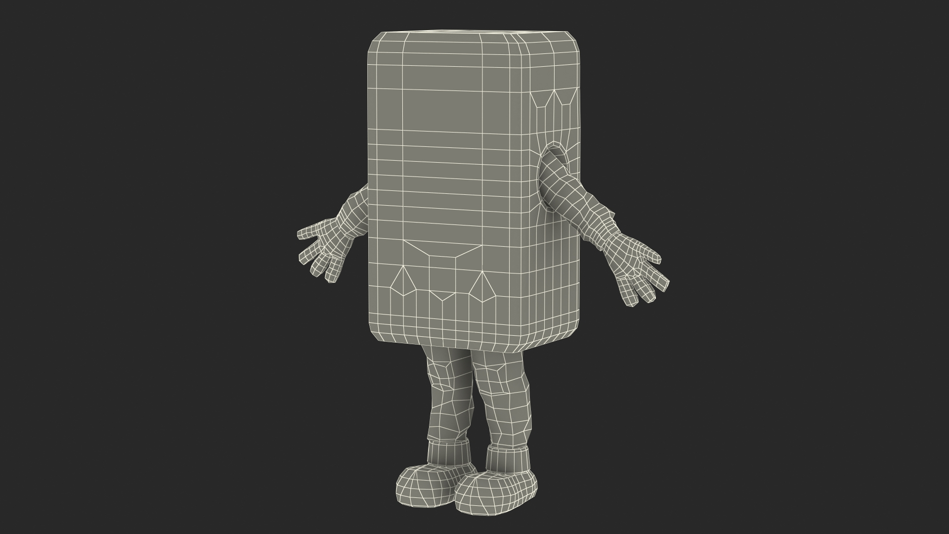 Mascot Character Mobile Phone White Rigged Model - TurboSquid 2060271