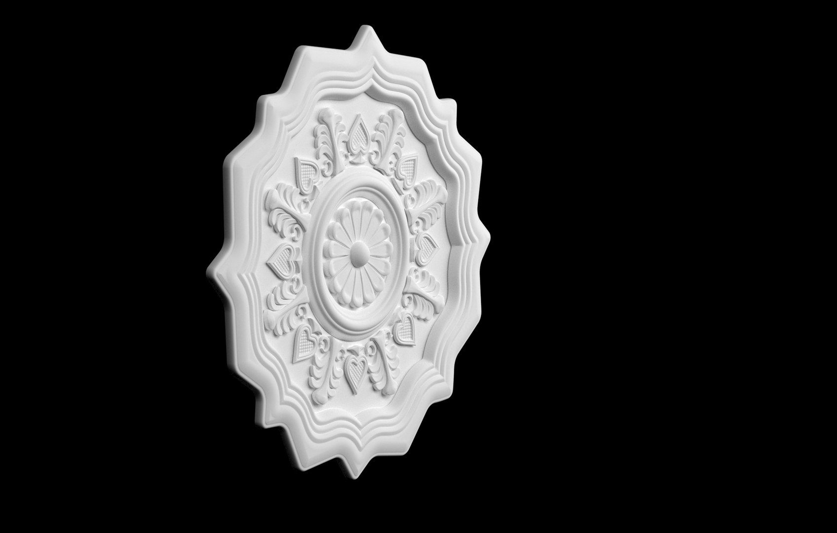 Ceiling Rose 3D Model - TurboSquid 1736726