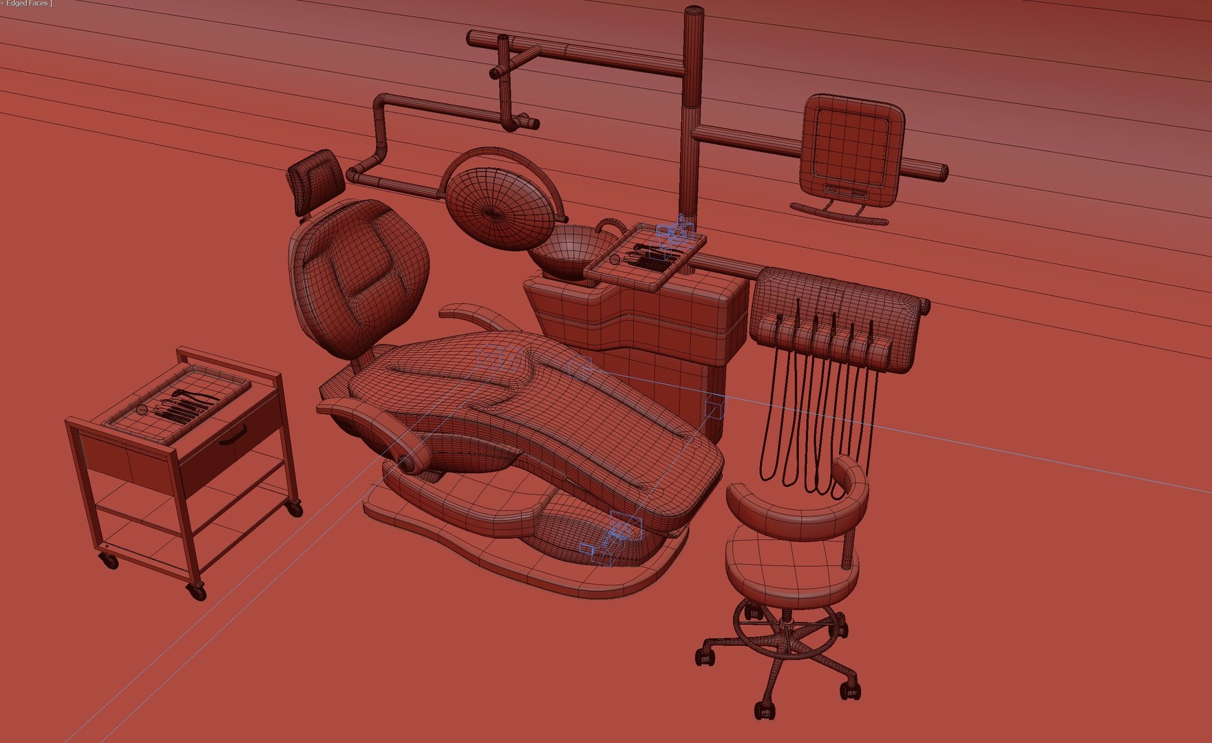 3D Dental Operating Unit Model - TurboSquid 2298871