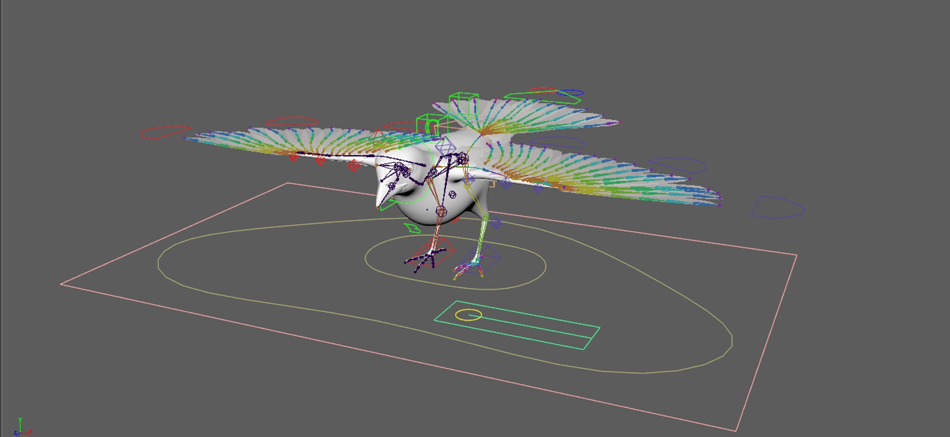 Bird Rig Model - TurboSquid 1282757