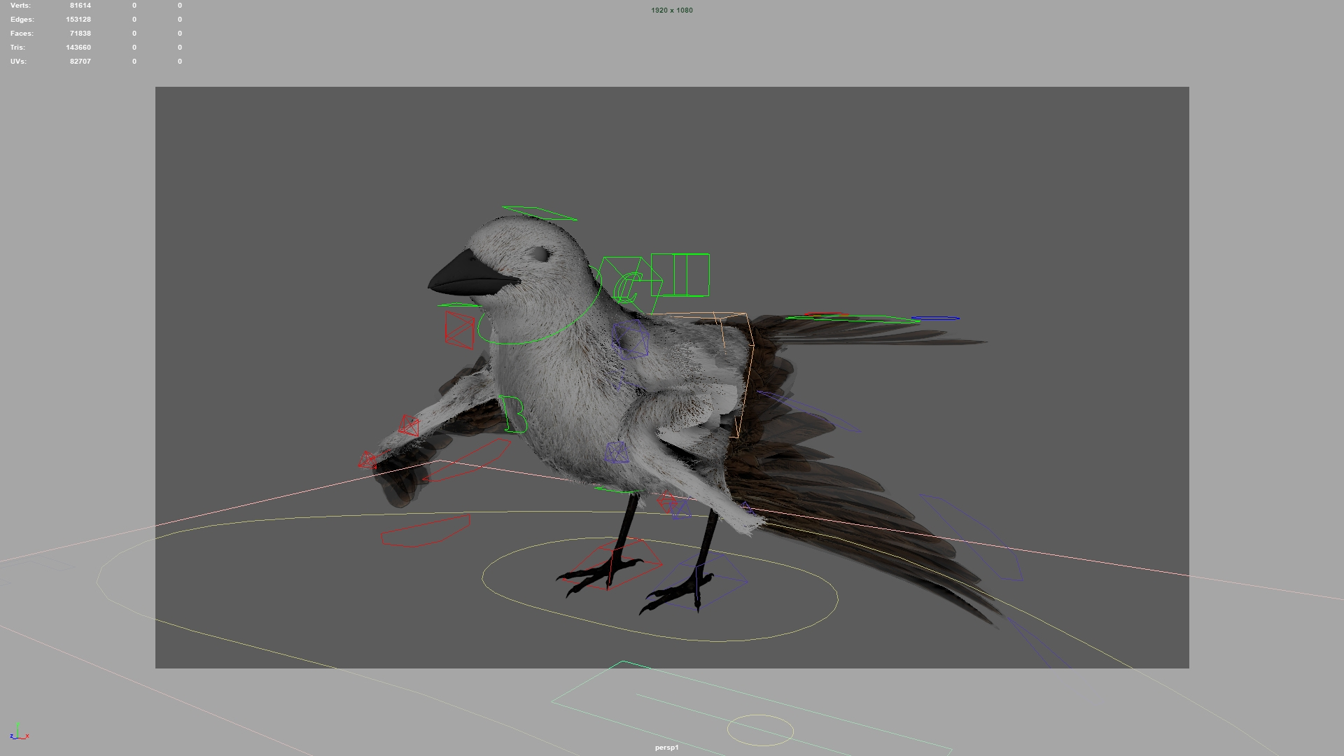 Bird Rig Model - TurboSquid 1282757