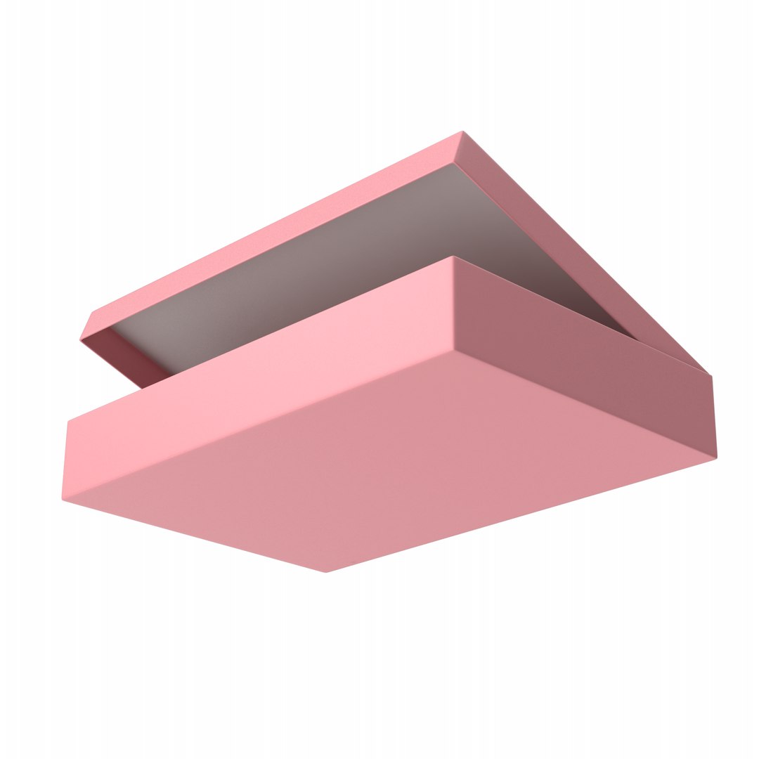 3D Pink Donuts In Box - TurboSquid 2229321