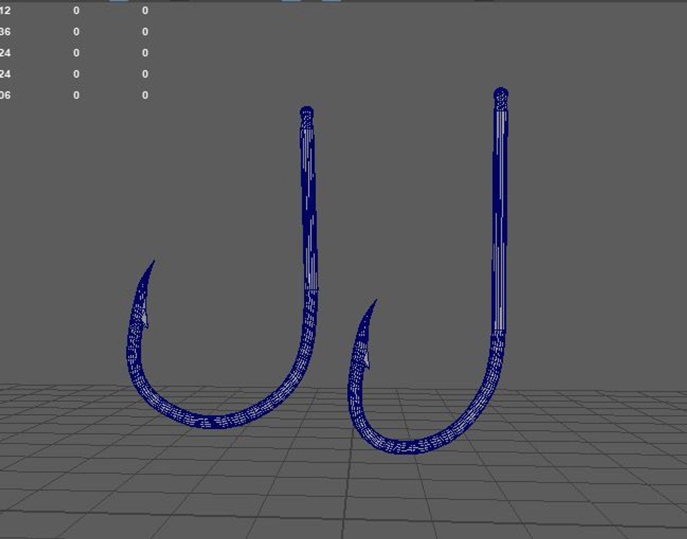Fishing Hook Low-poly 3D Model 3D - TurboSquid 2337999