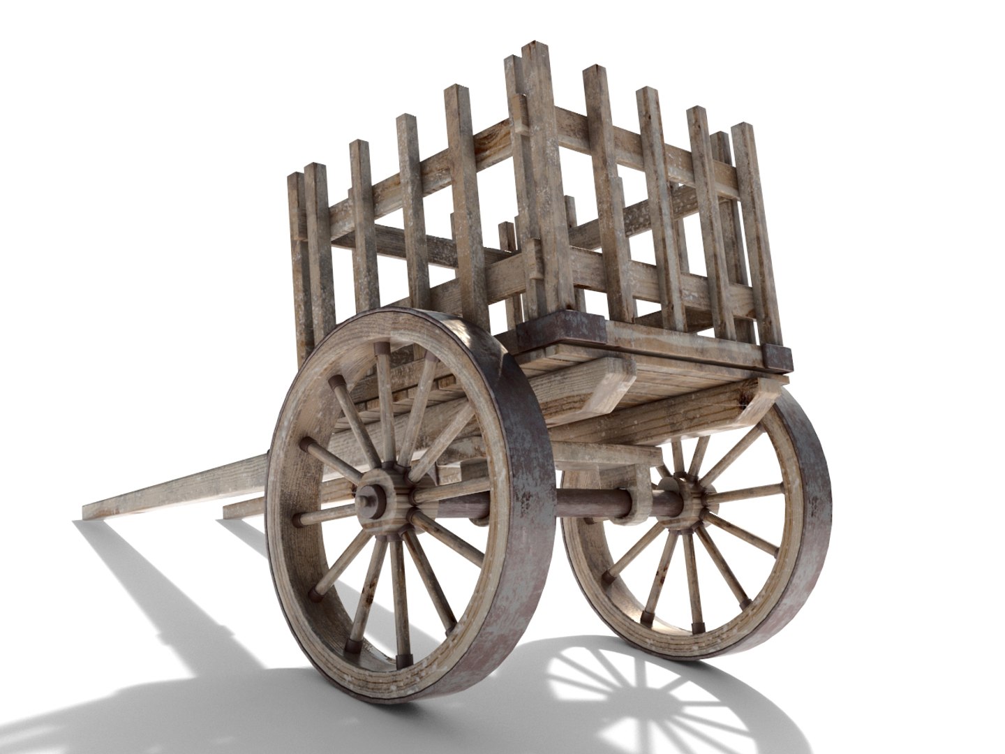 Medieval Cart 3D Model - TurboSquid 1223687