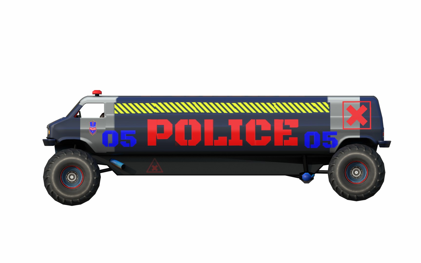 Police Limo 3D Model - TurboSquid 1718743