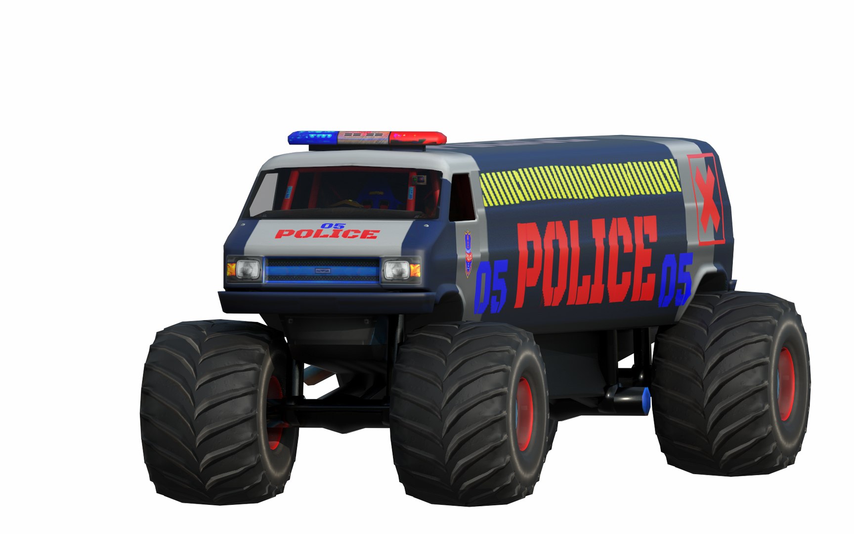 Police Limo 3D Model - TurboSquid 1718743