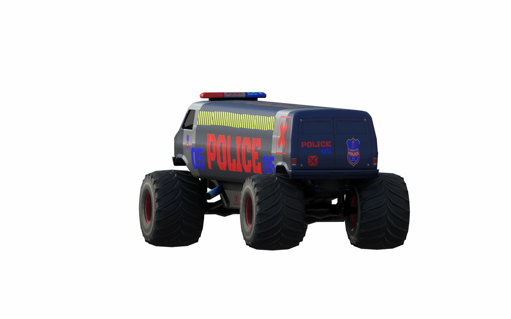 Police Limo 3D Model - TurboSquid 1718743