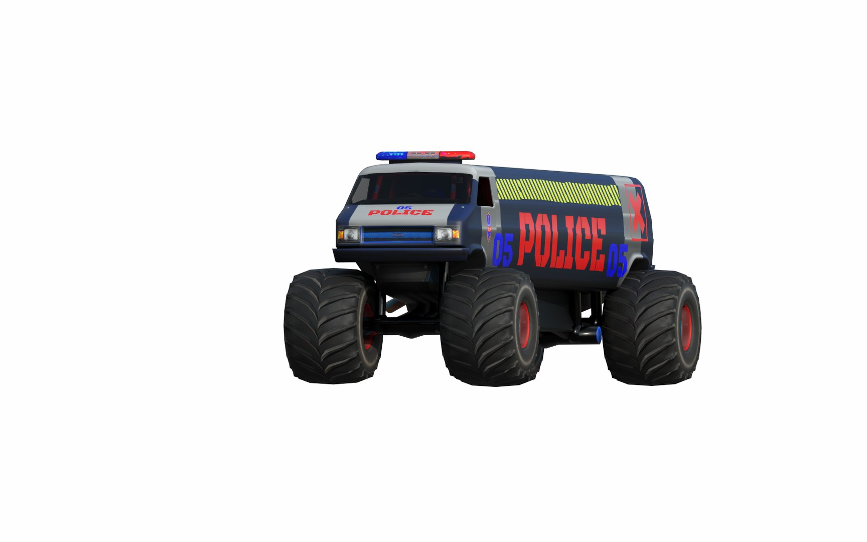 Police Limo 3D Model - TurboSquid 1718743