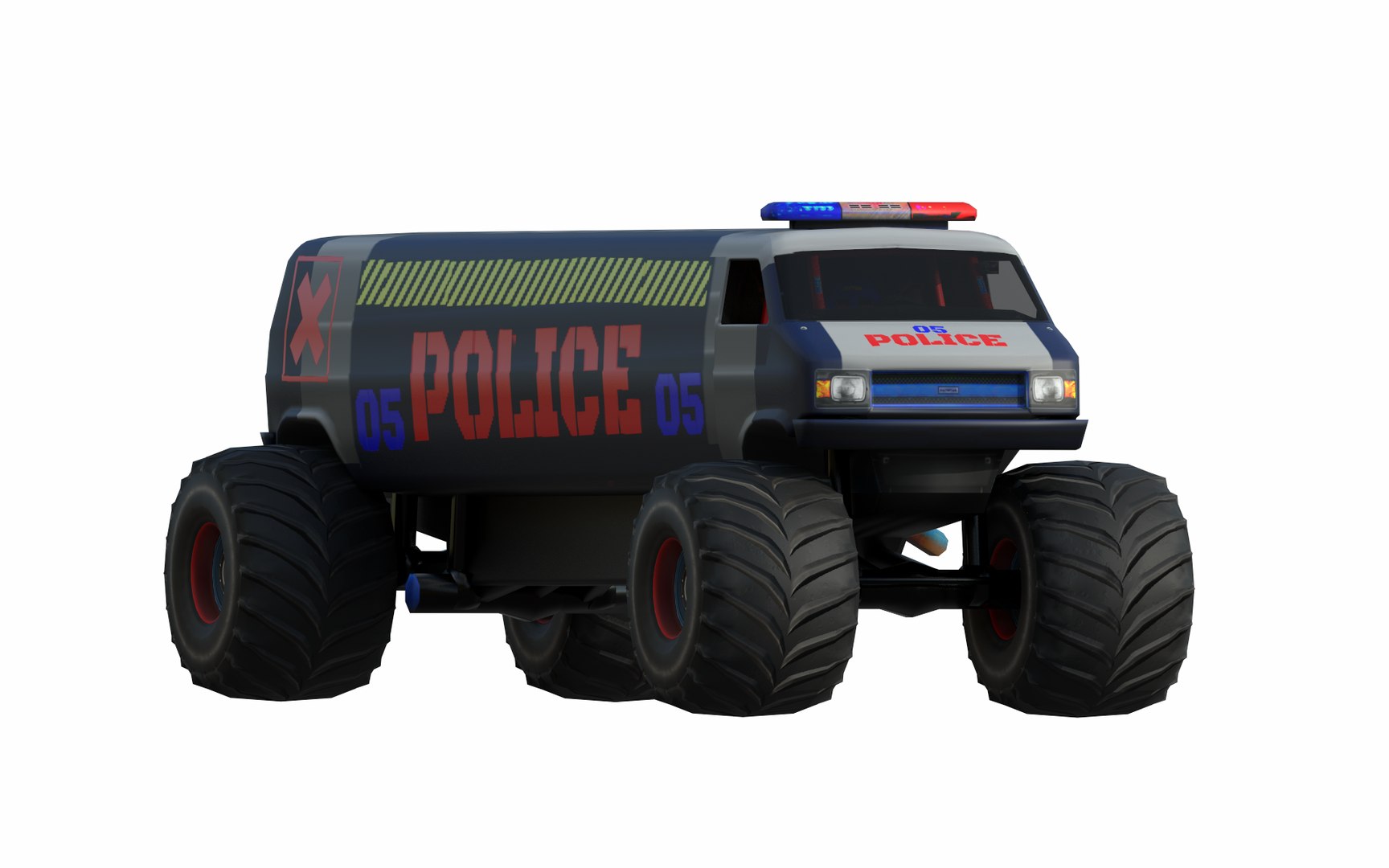 Police Limo 3D Model - TurboSquid 1718743