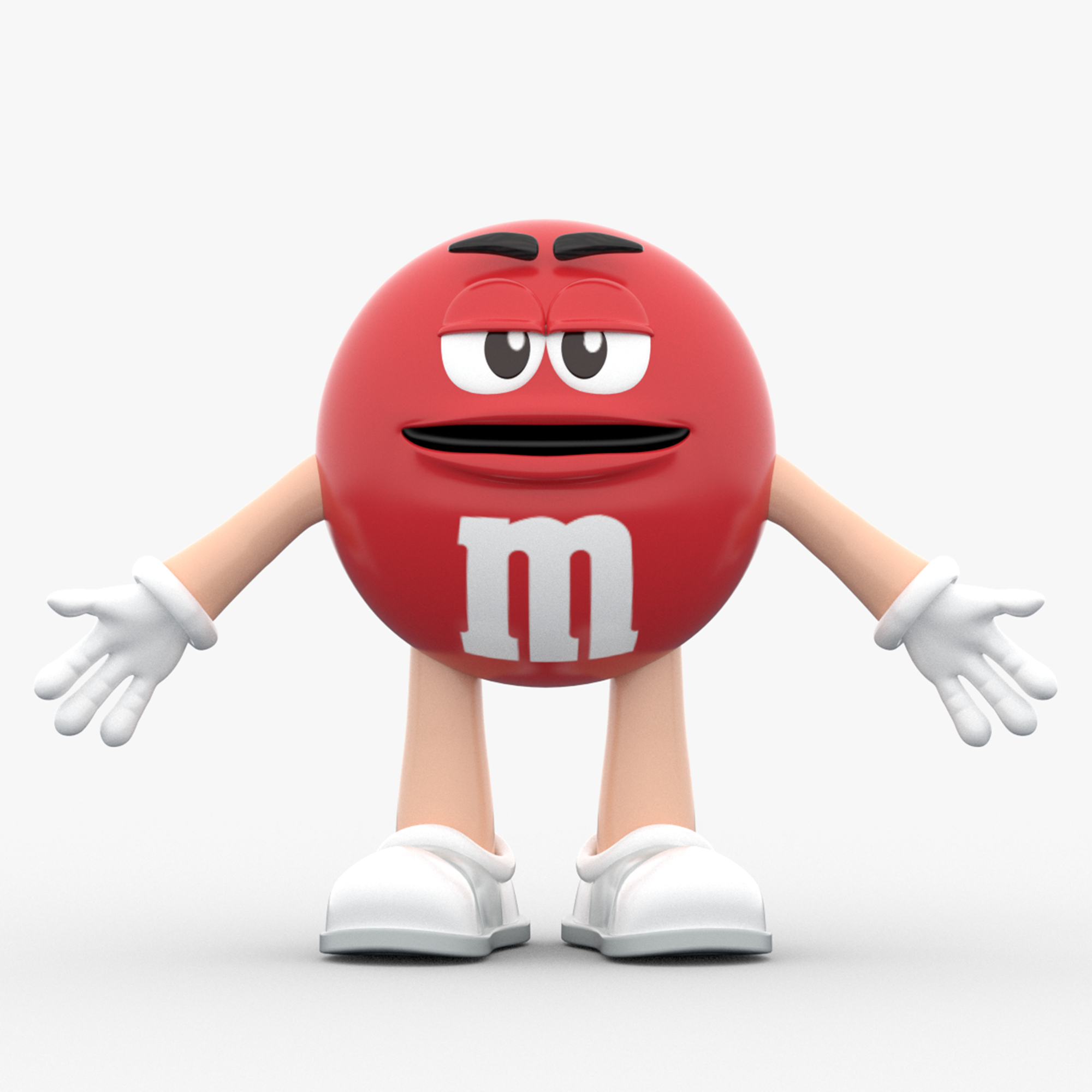 modelo 3d Carácter rojo de MnM - TurboSquid 1601176