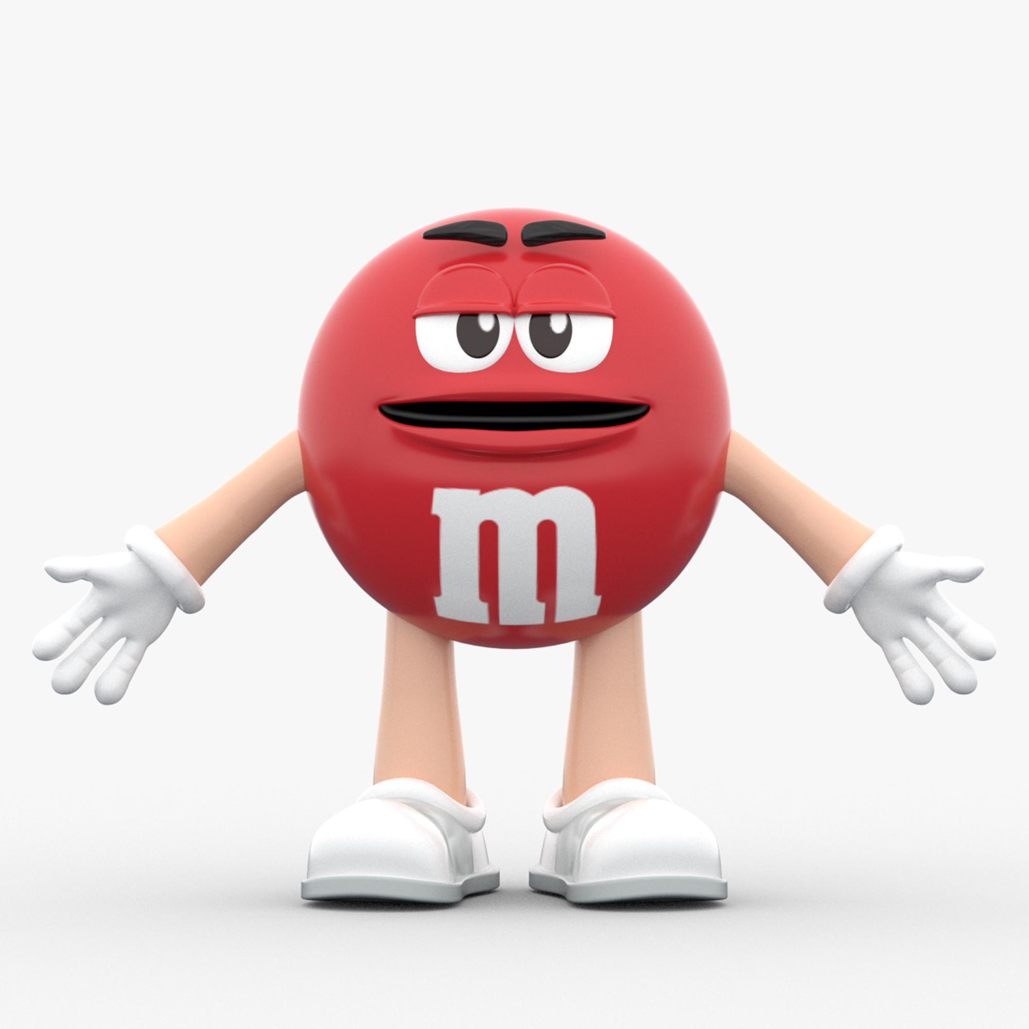 MnM의 캐릭터 레드 3D 모델 - TurboSquid 1601176