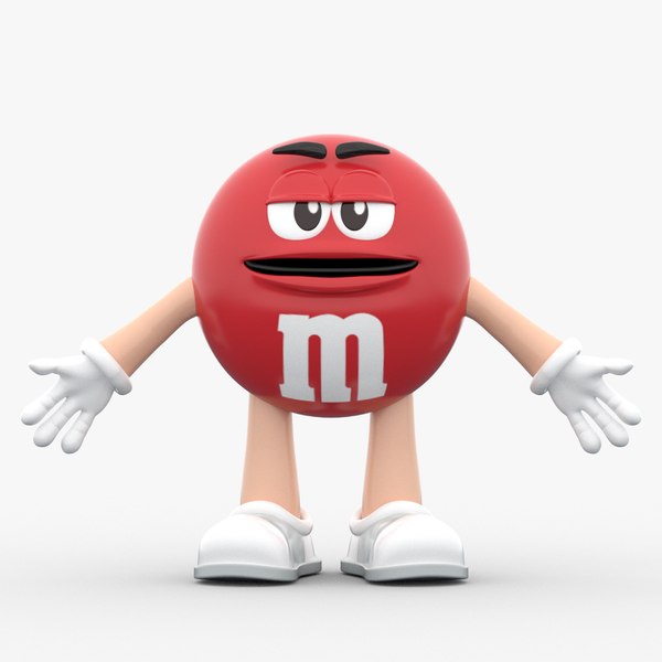 MnM의 캐릭터 레드 3D 모델 - TurboSquid 1601176