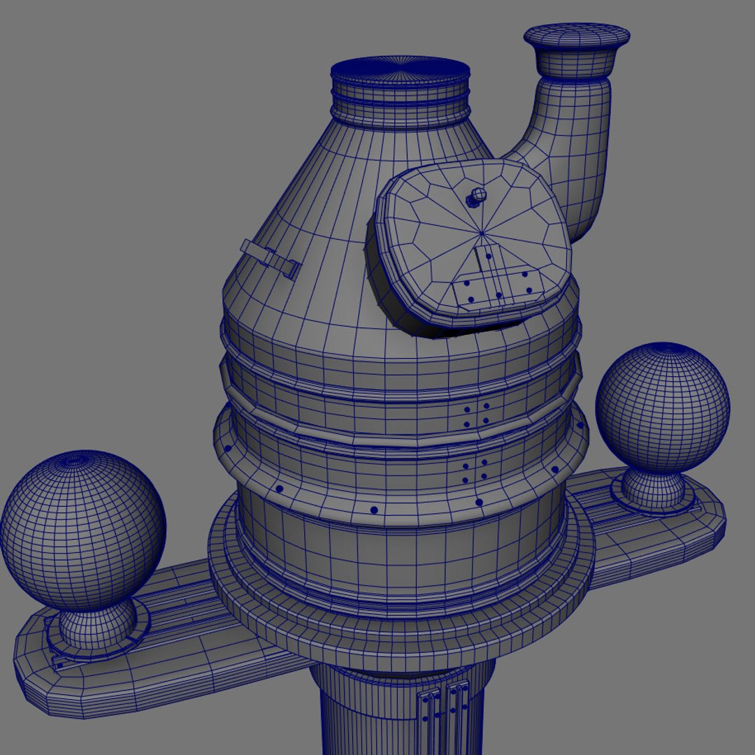 3d model marine compass