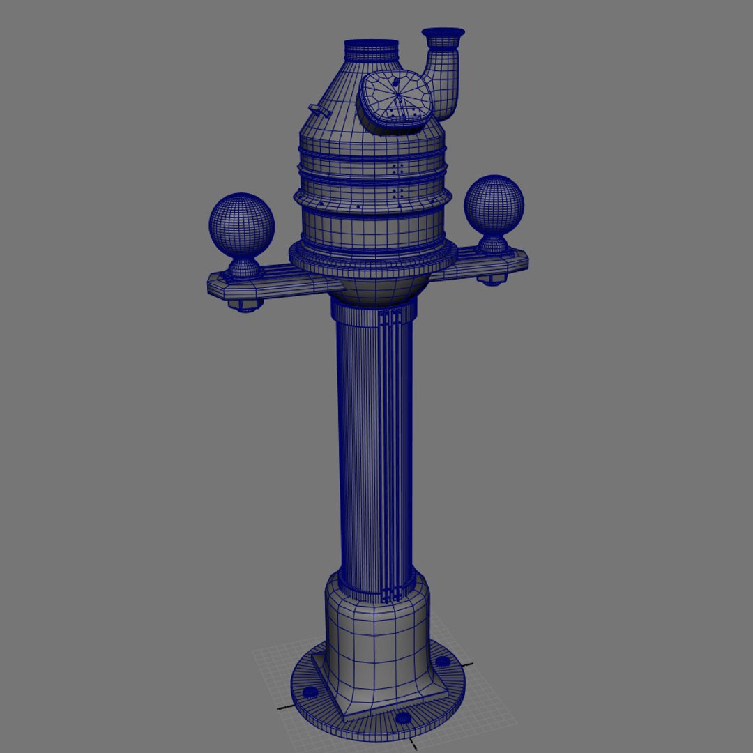 3d model marine compass