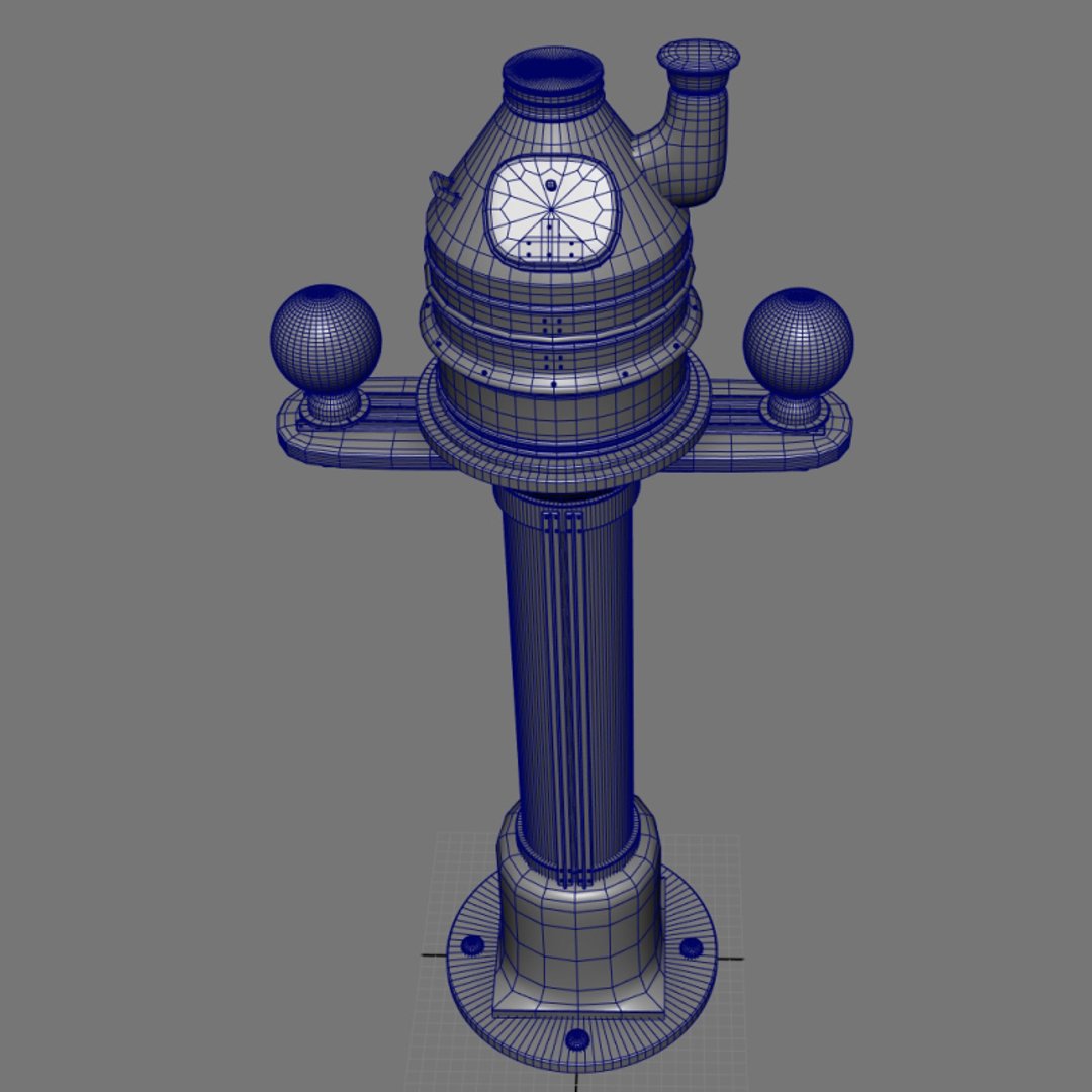 3d model marine compass