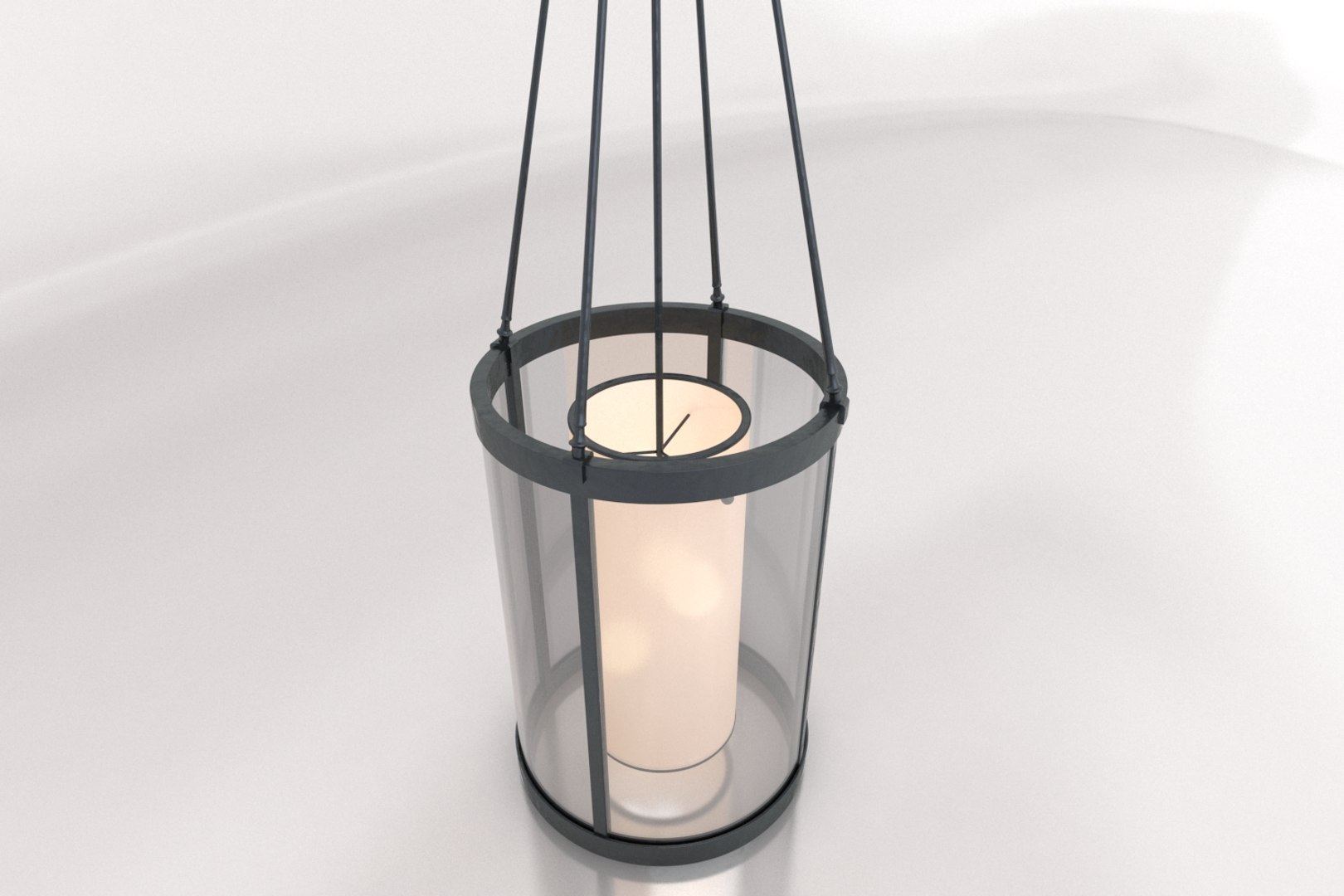 3D Industrial Pendant Light Model - TurboSquid 1408448