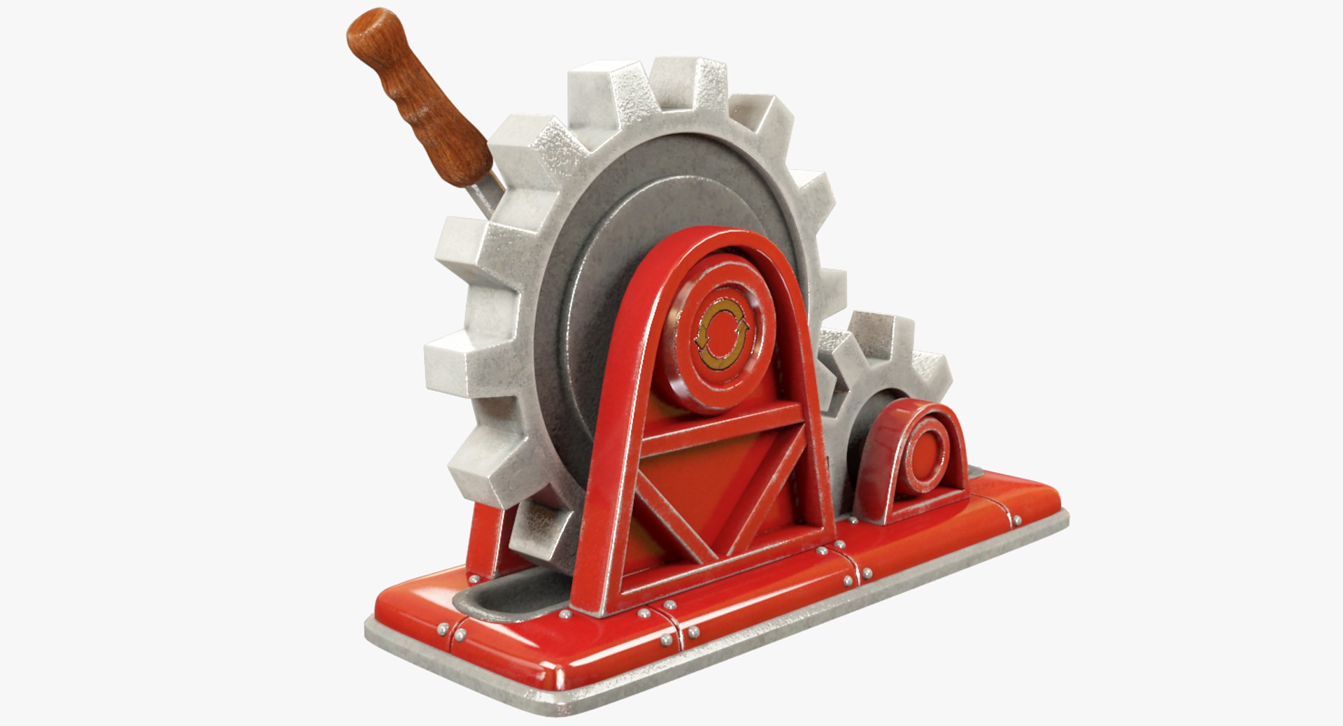 3D Lever Mechanism Gears - TurboSquid 1214541