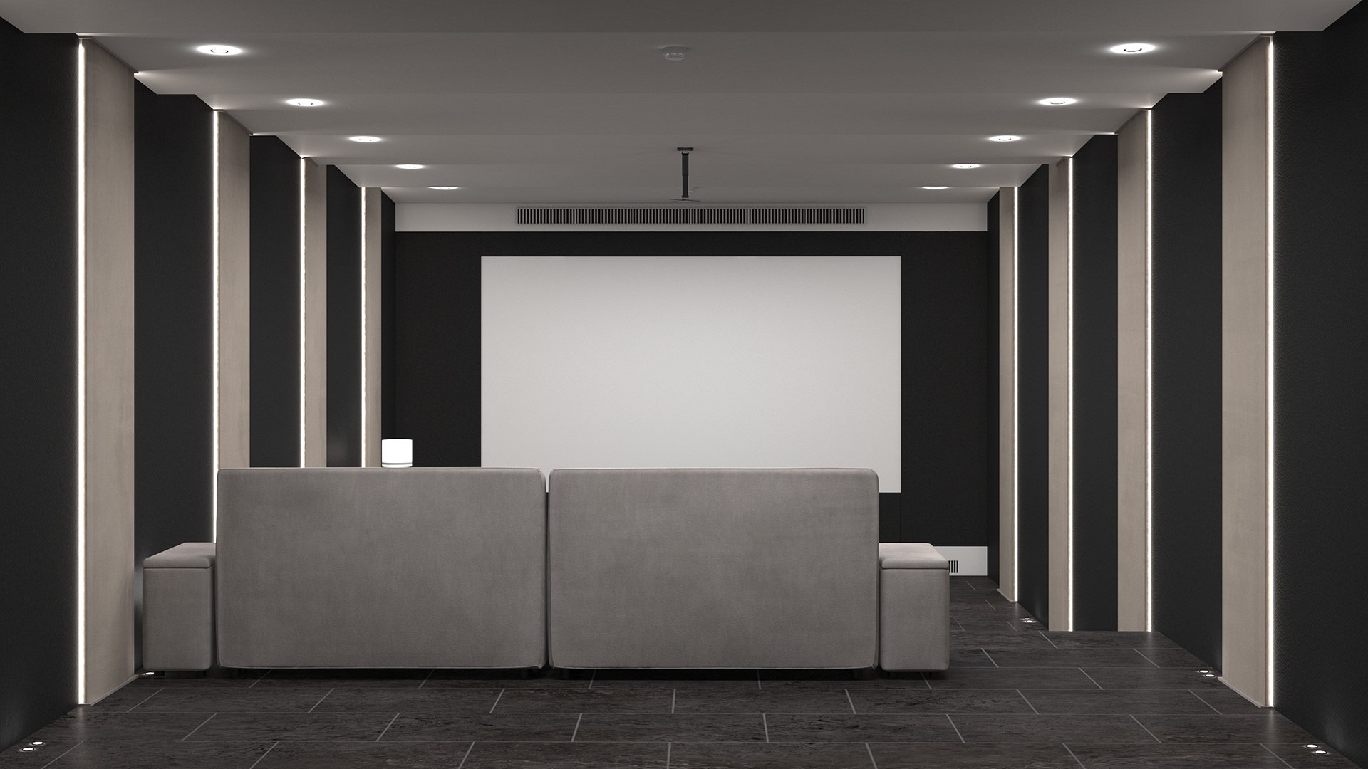 3D Home Cinema Interior Model - TurboSquid 2233824