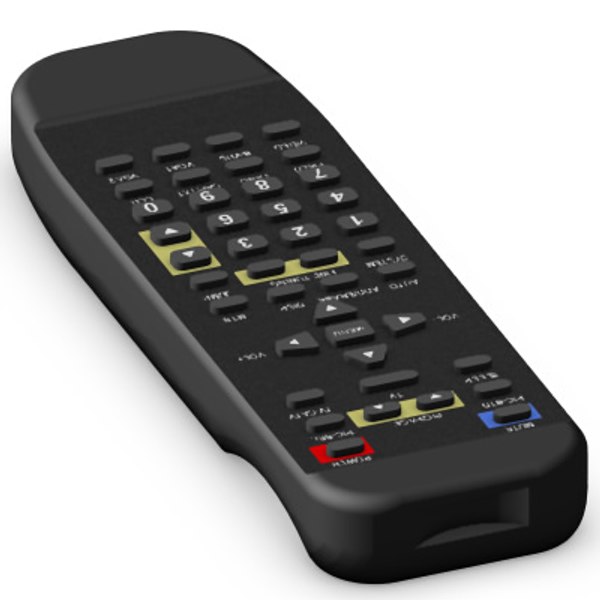 3d remote control model