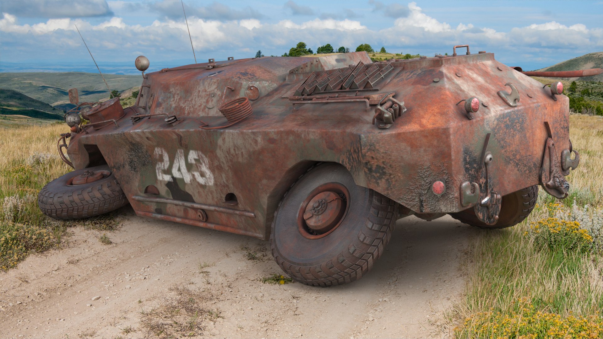 3D Model FUG OT 65 Destroyed - TurboSquid 1883477