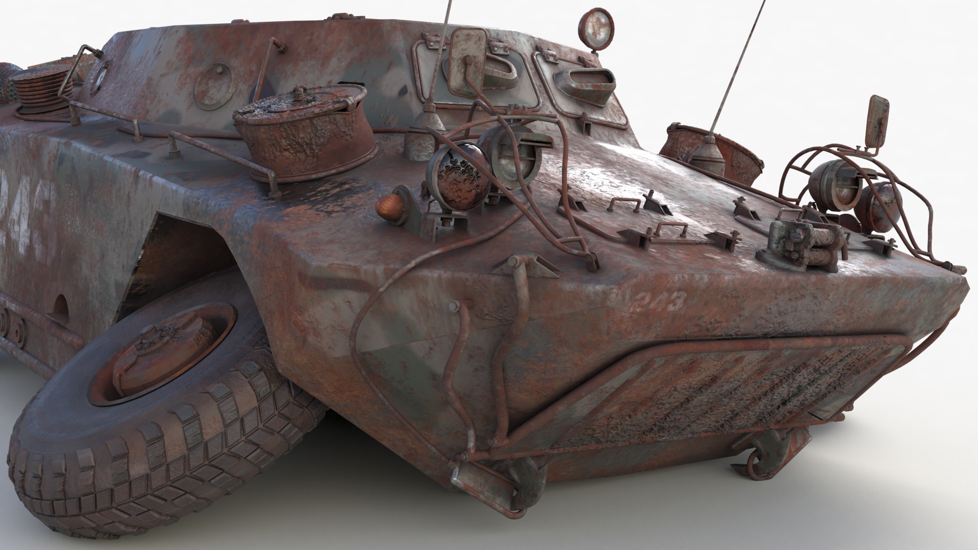 3D Model FUG OT 65 Destroyed - TurboSquid 1883477