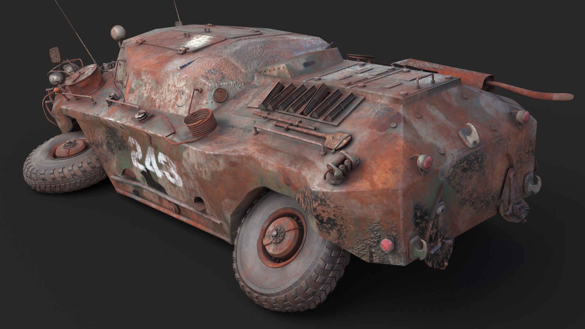 3D Model FUG OT 65 Destroyed - TurboSquid 1883477