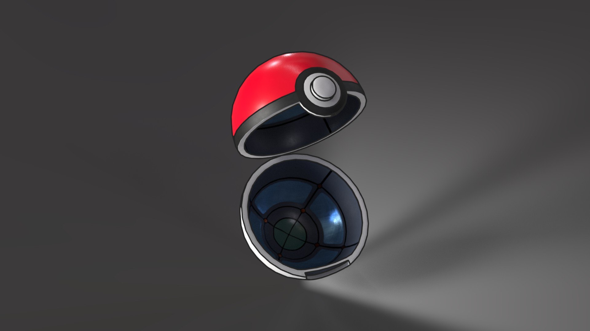 Pokeball PBR 3D - TurboSquid 2165283