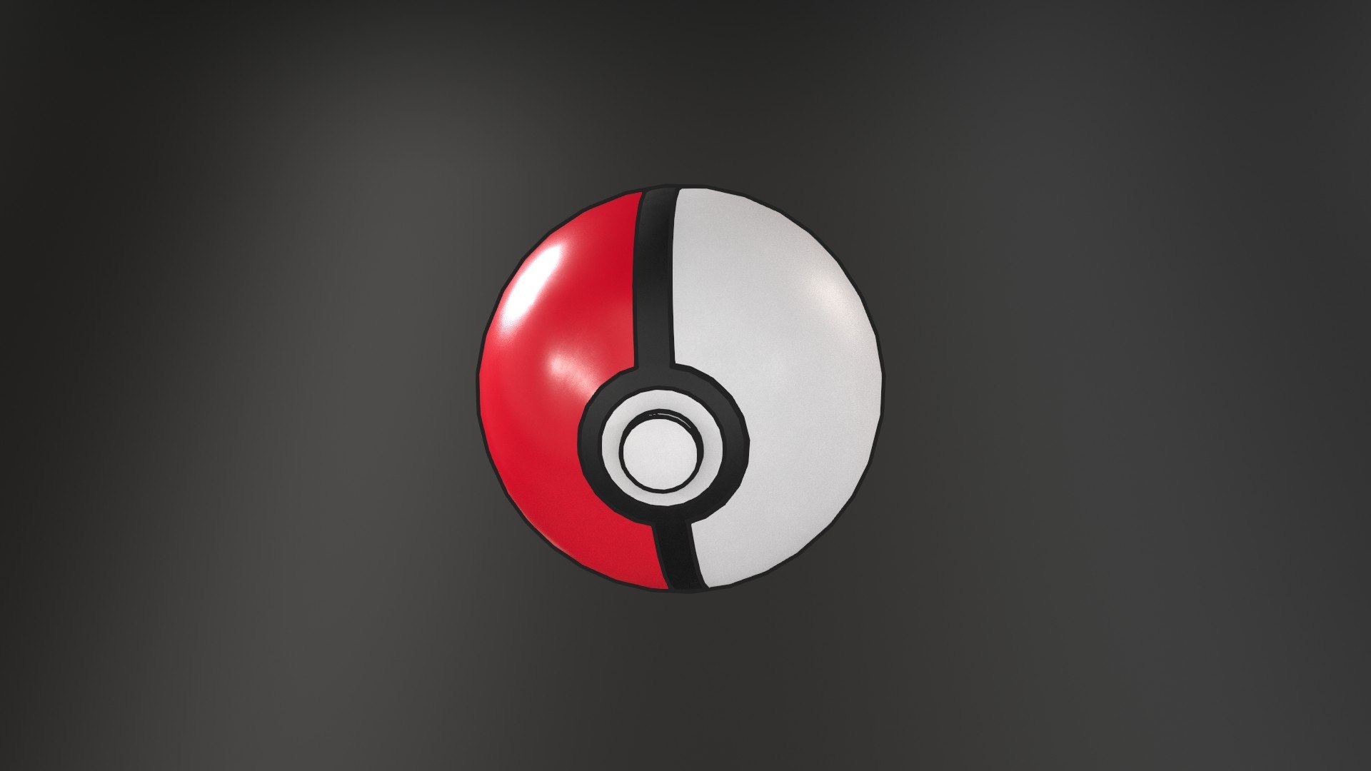 Pokeball PBR 3D - TurboSquid 2165283