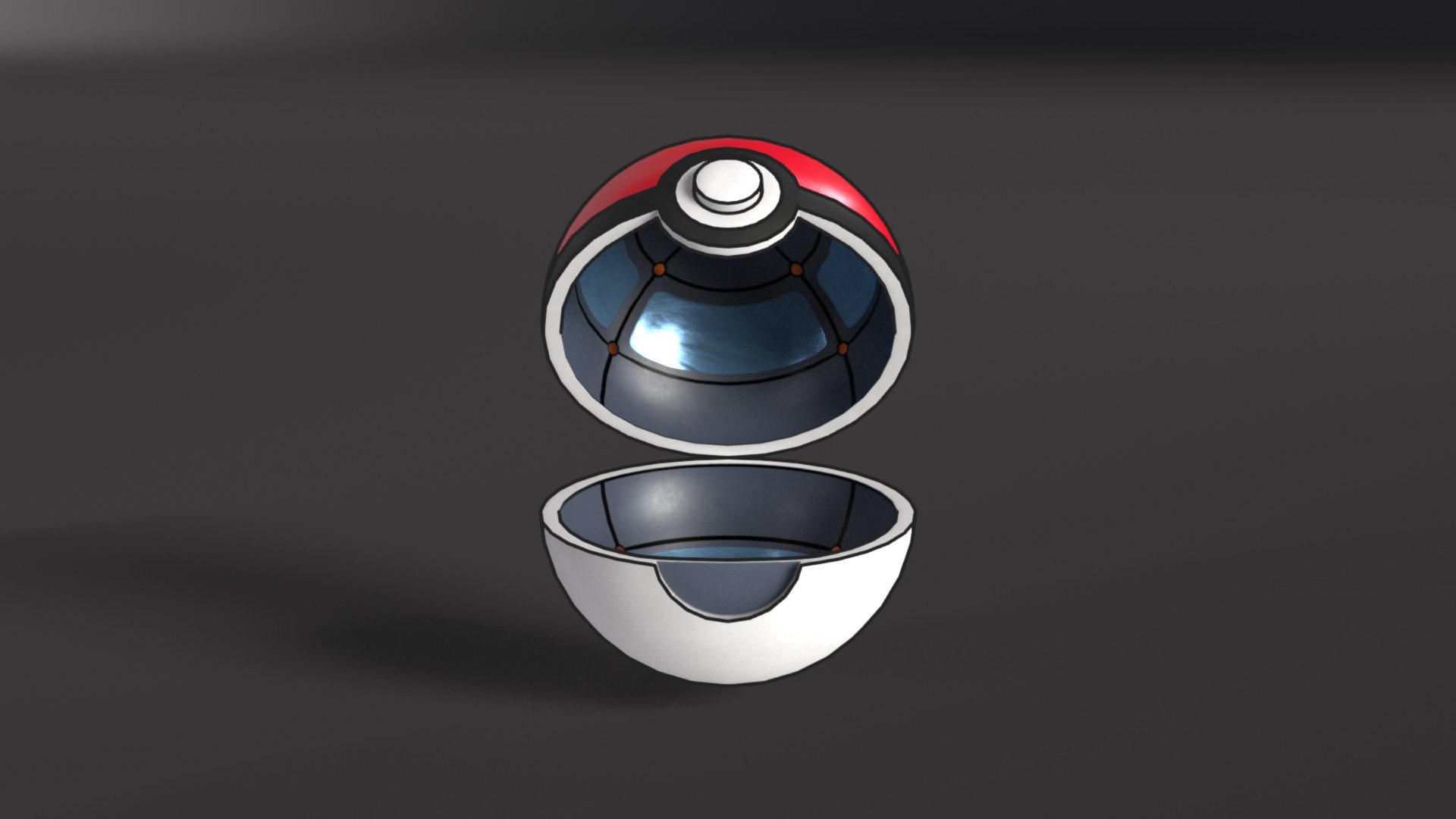 Pokeball PBR 3D - TurboSquid 2165283