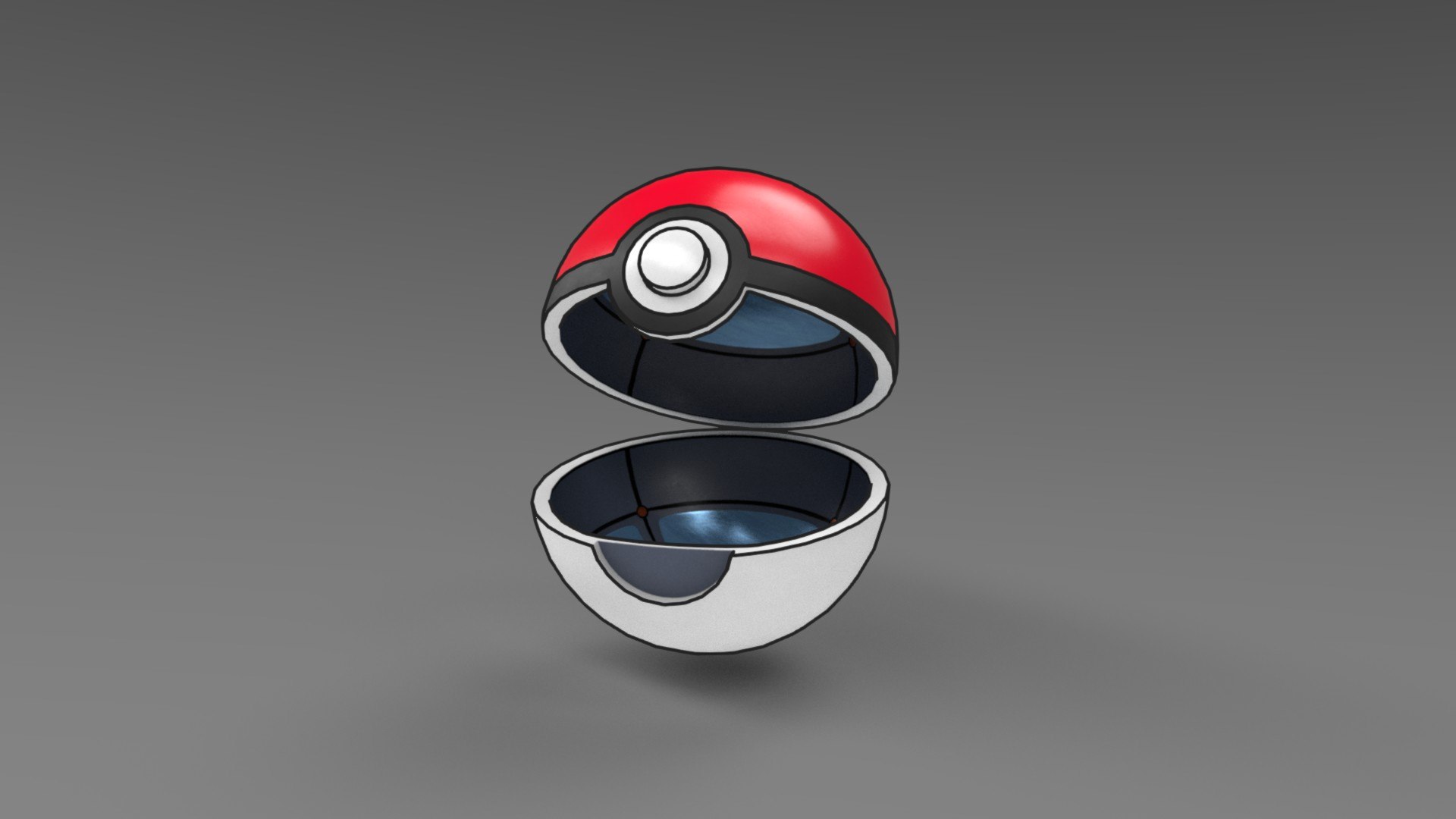 Pokeball PBR 3D - TurboSquid 2165283