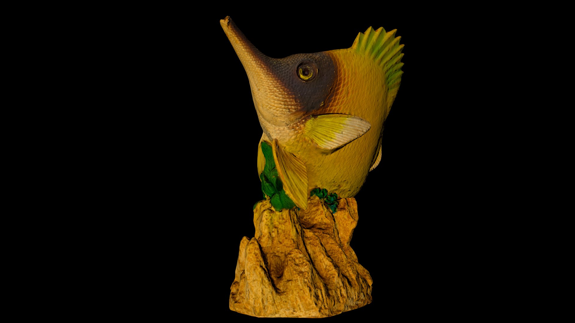 A Figurine Of A Sea Fish 3D Model - TurboSquid 2268230