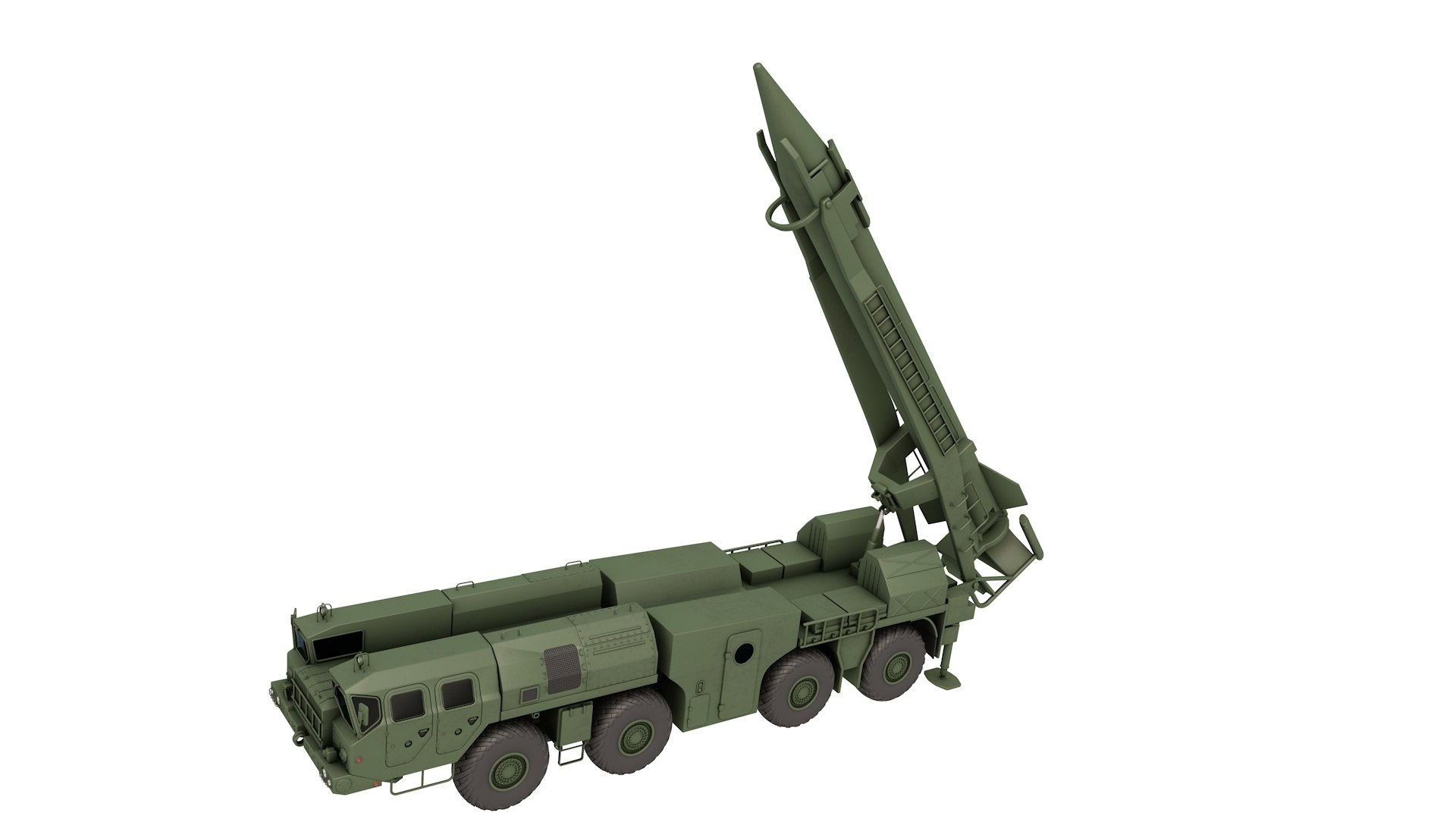 3D Scud Missile Launcher MAZ-543 Model - TurboSquid 2350227