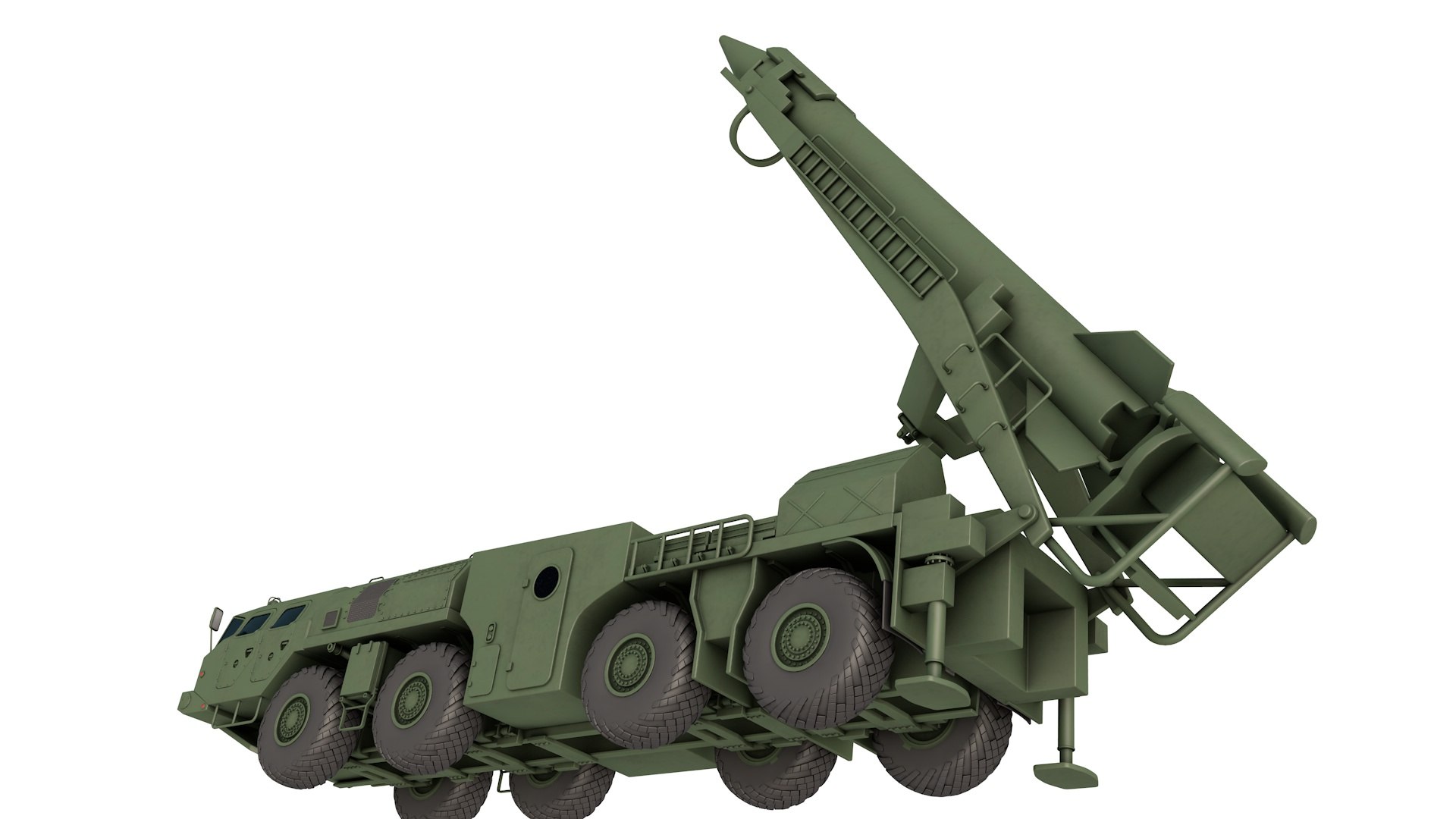 3D Scud Missile Launcher MAZ-543 Model - TurboSquid 2350227