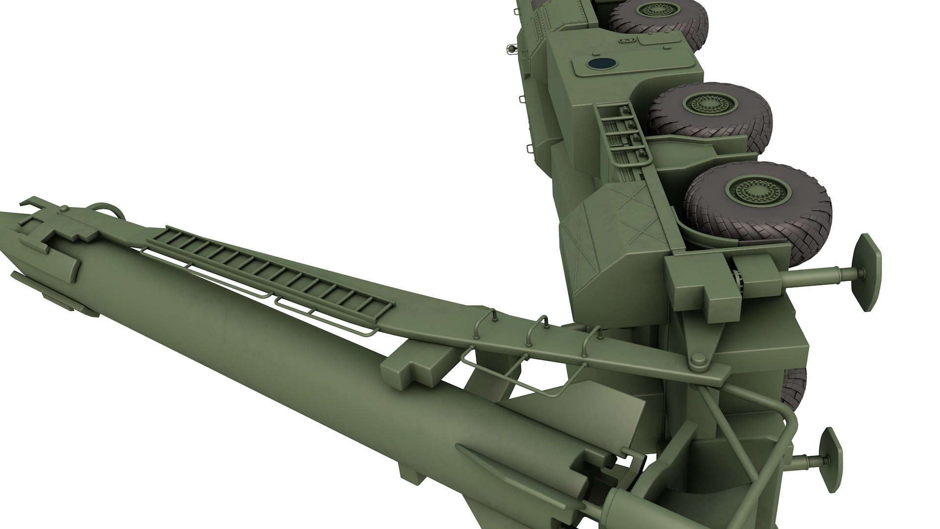 3D Scud Missile Launcher MAZ-543 Model - TurboSquid 2350227