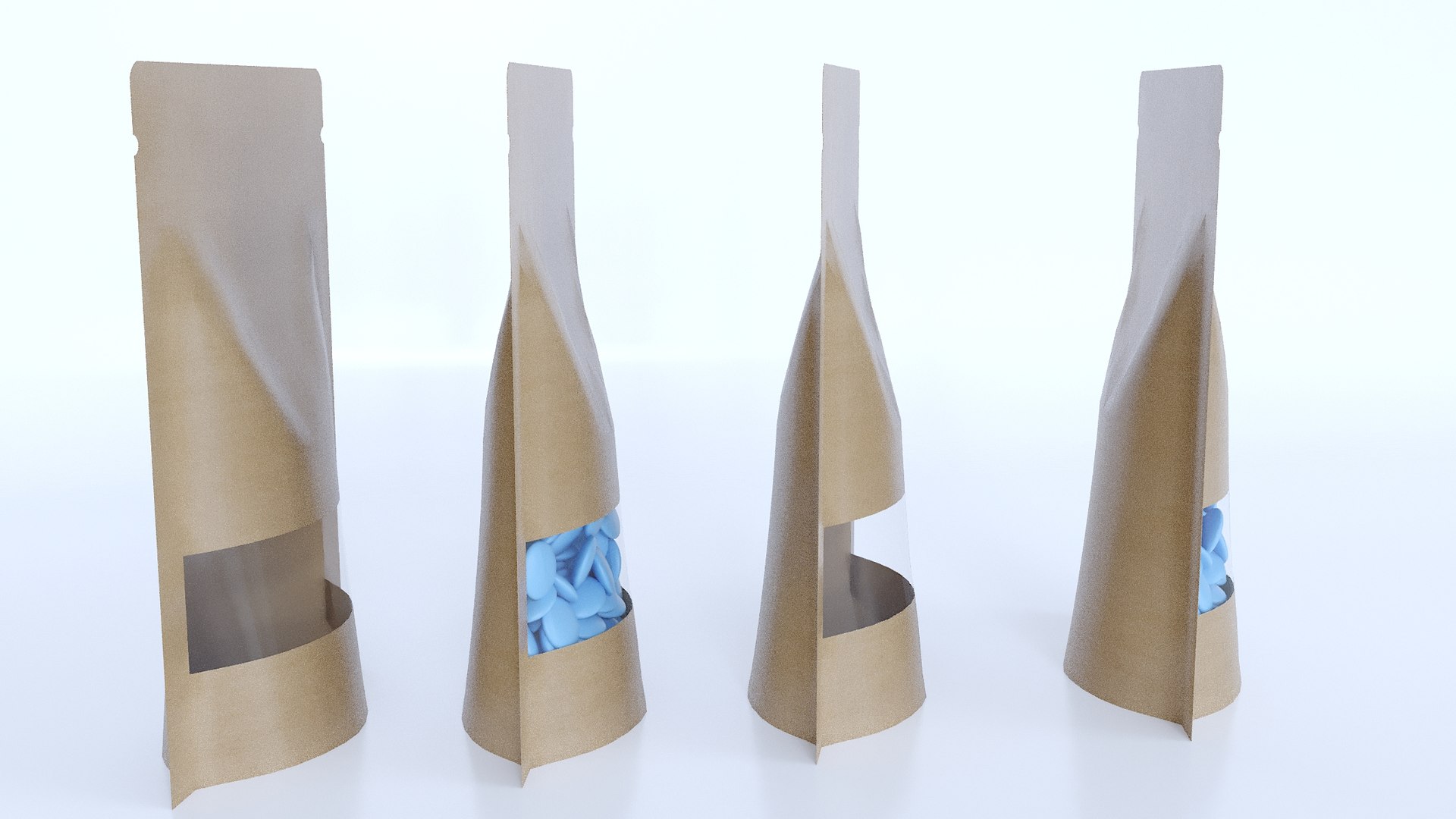 Paper Pouch Bag 3D - TurboSquid 1566800