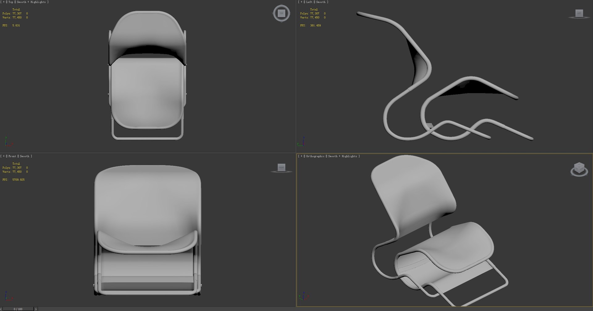 tibia-chair 3d max
