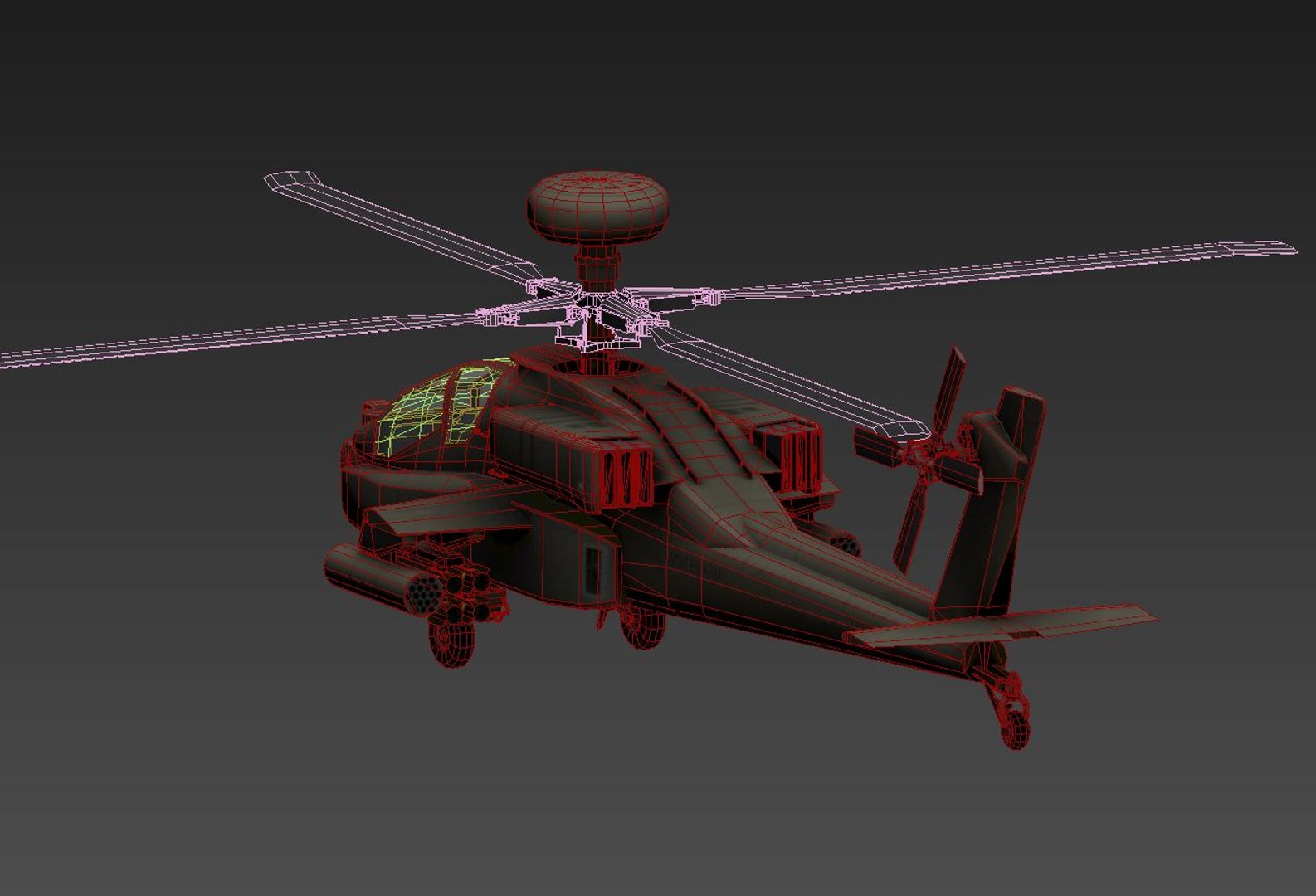 Ah-64d Apache 3D Model - TurboSquid 1323091
