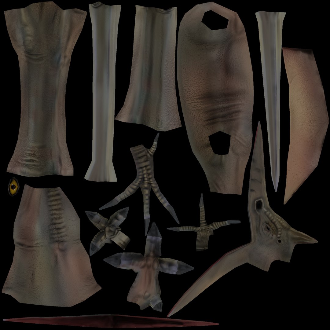 Pterodactyl Dino Dinosaur 3D Model - TurboSquid 1337078