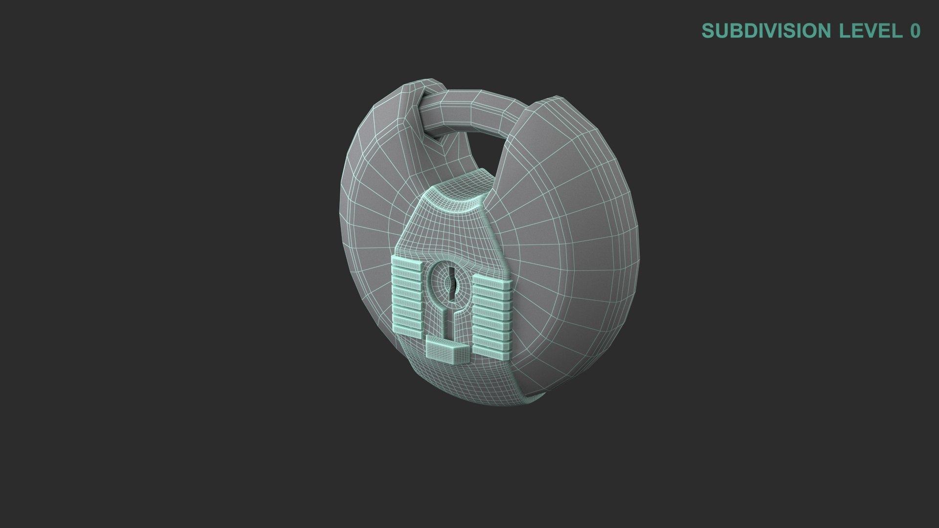 Padlock Model - TurboSquid 1829600