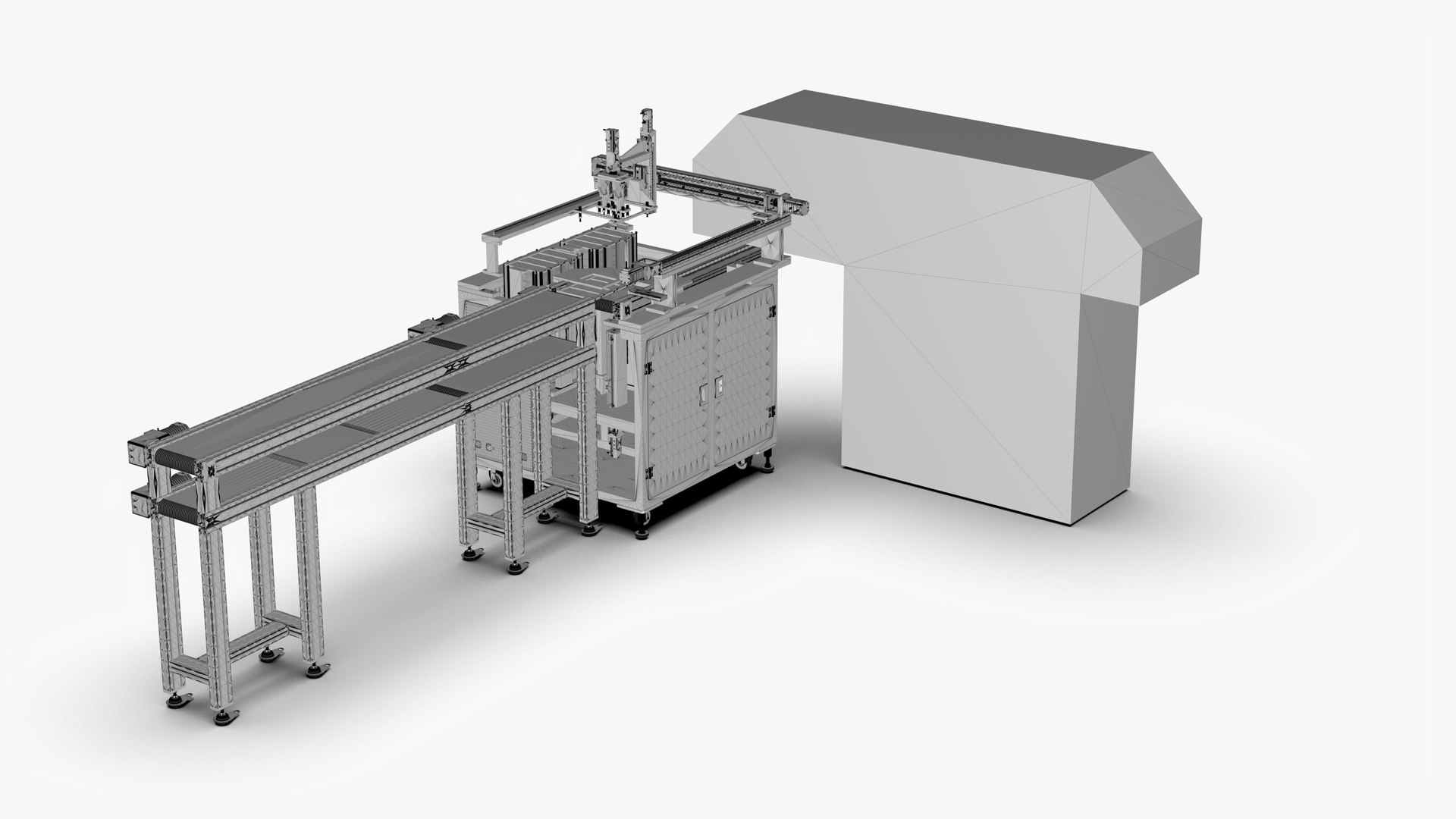 3D Model On Line Transfer Machine - TurboSquid 2015634