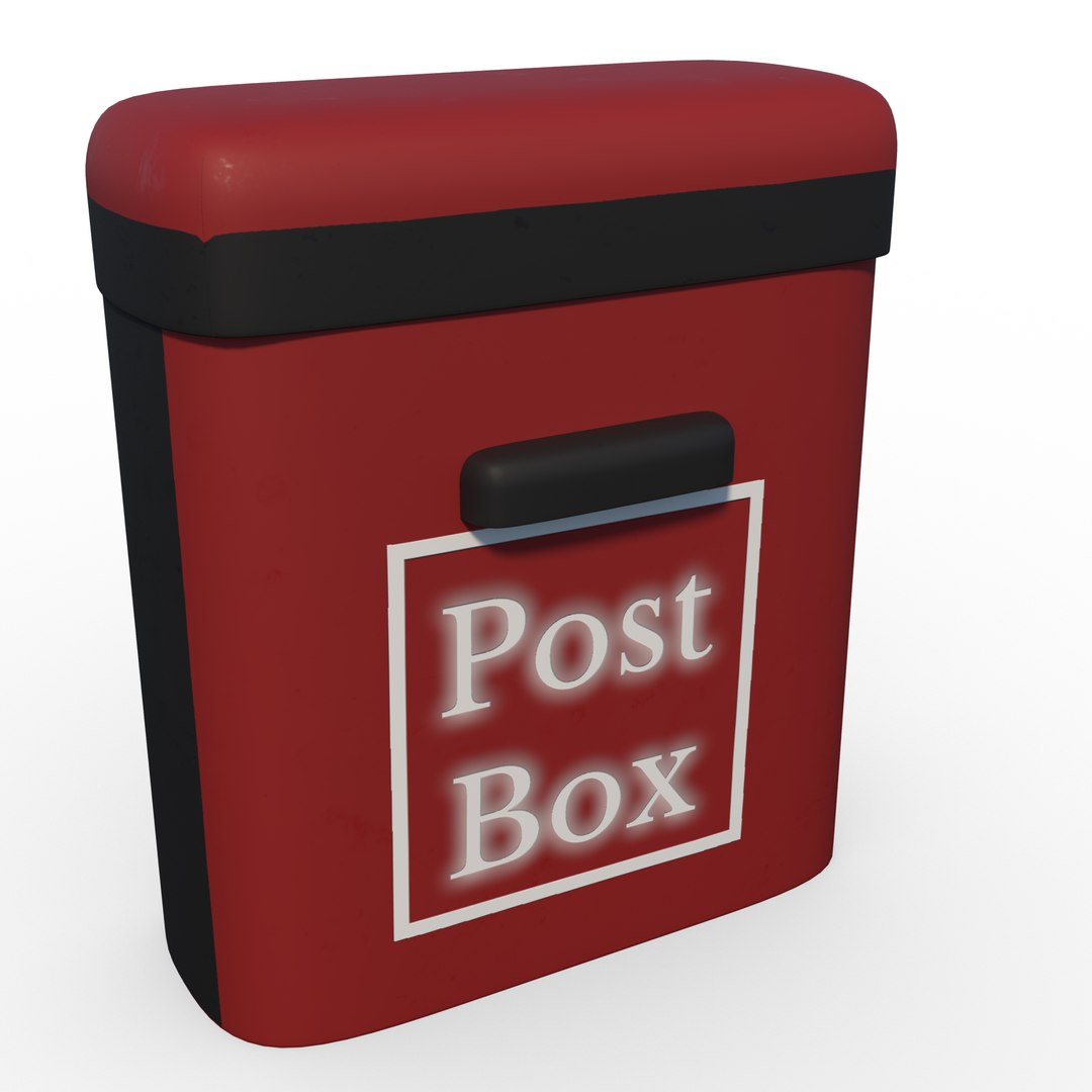 Letter Box 3D - TurboSquid 2093369