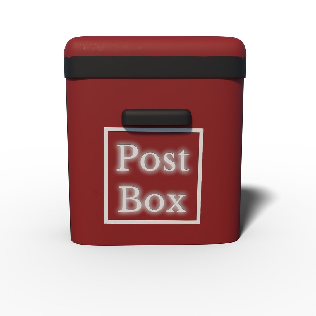 Letter Box 3D - TurboSquid 2093369