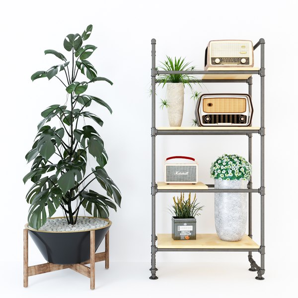 3D Planter Rack PB2 - TurboSquid 1760566