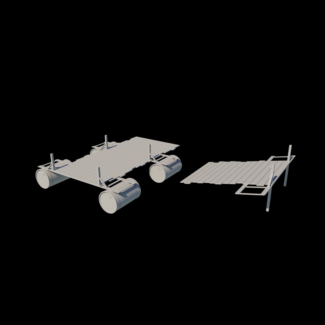 Old Raft 3D Model Model - TurboSquid 2360479