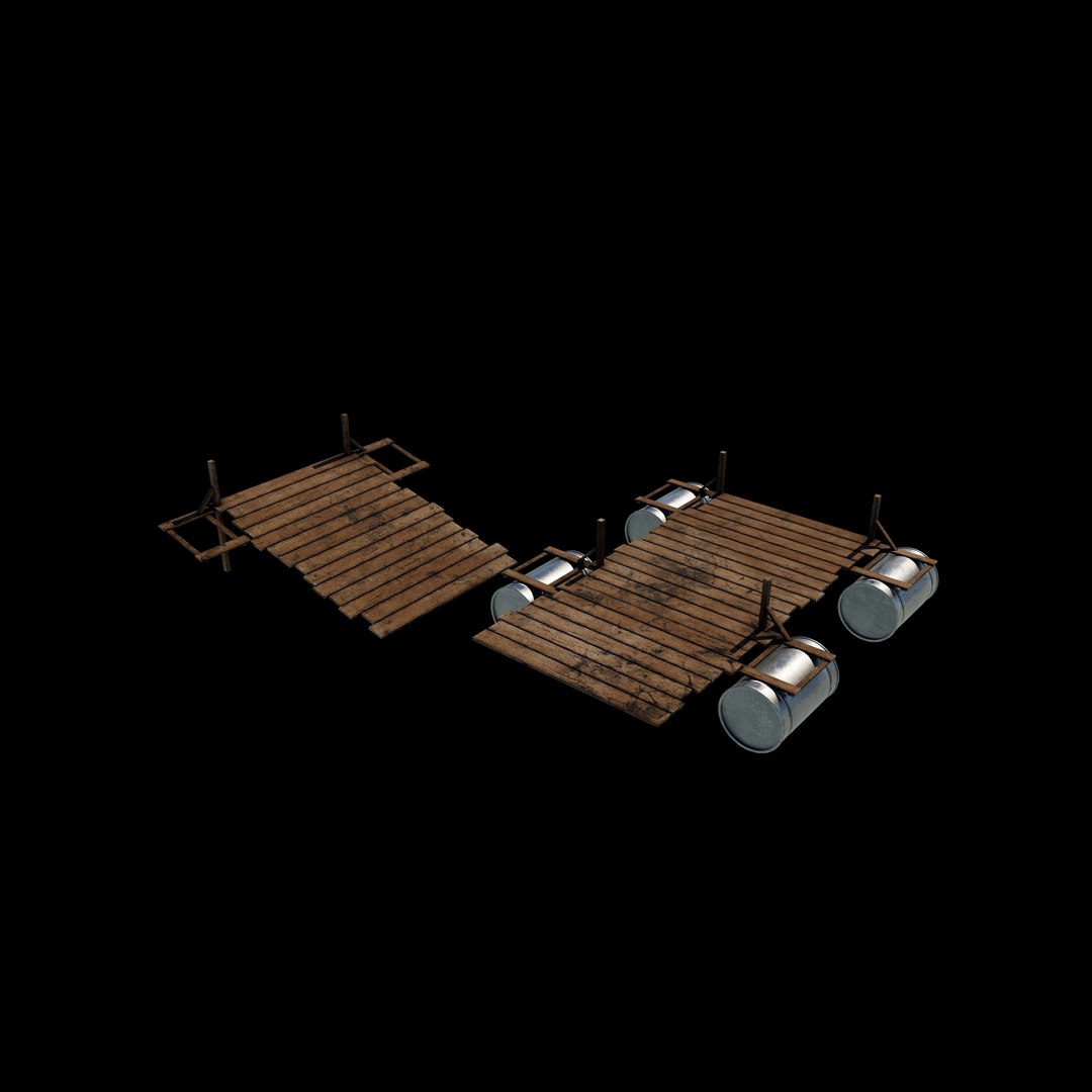 Old Raft 3D Model Model - TurboSquid 2360479