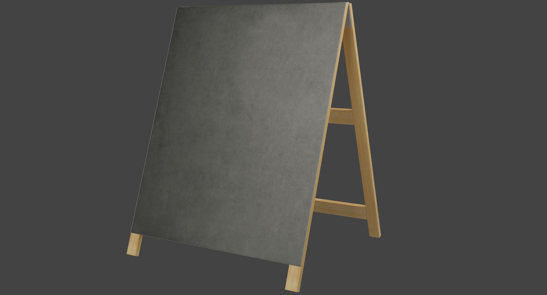 Menu Board 3D Model - TurboSquid 1227427