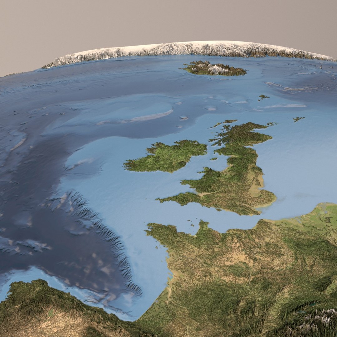 Blend Earth Globe Embossed