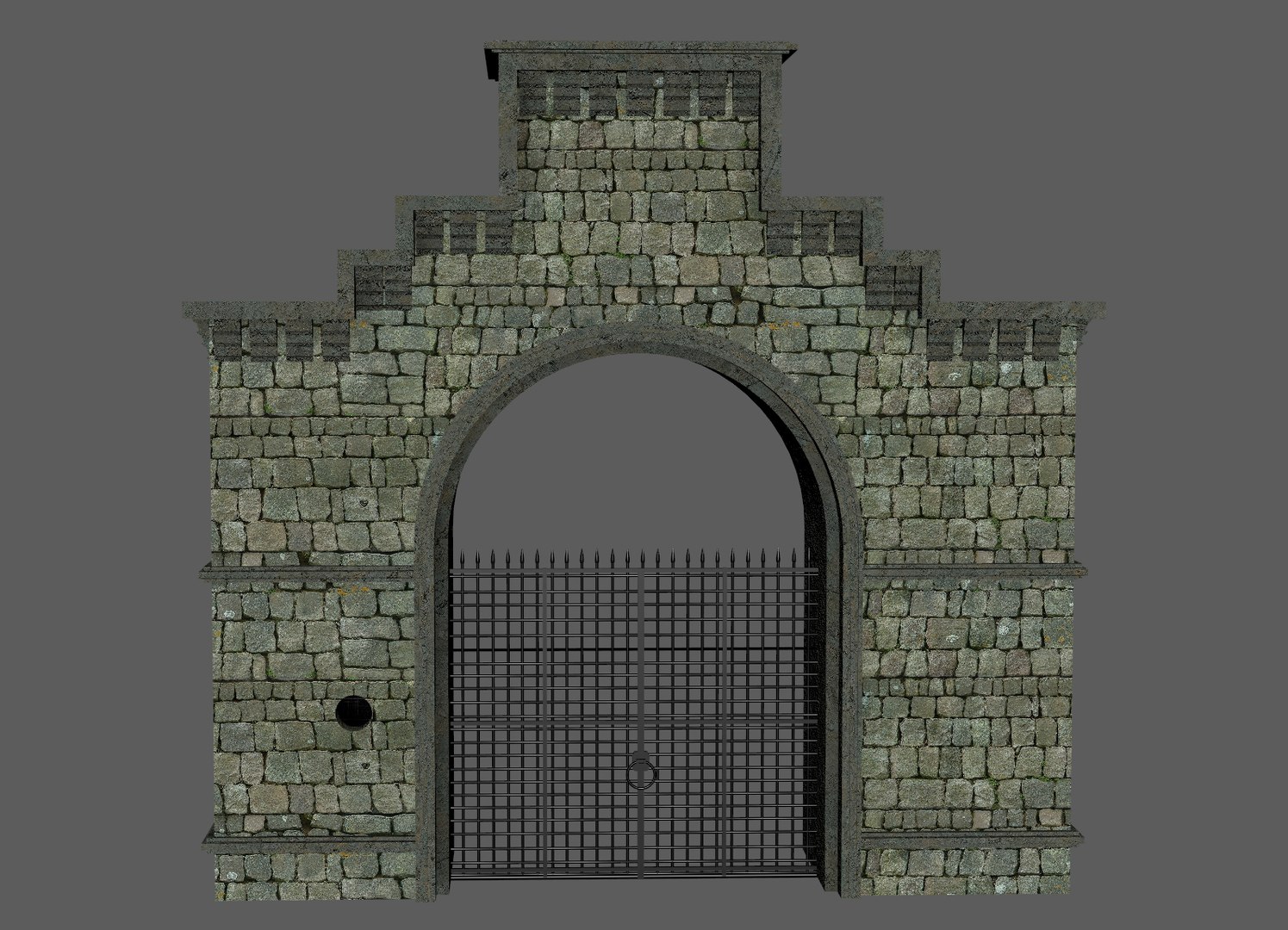 3D Model Classic Old Gate - TurboSquid 1718128